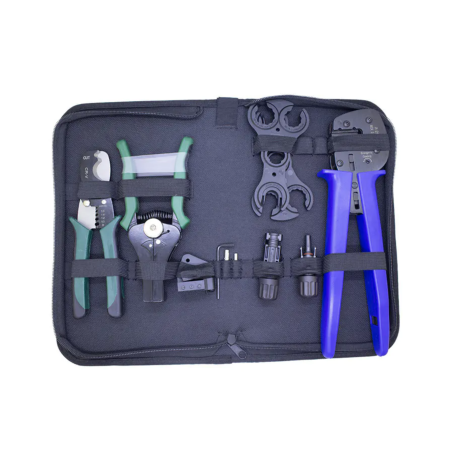 Pince a sertir connecteur MC4 avec kit de sertissage photovoltaique